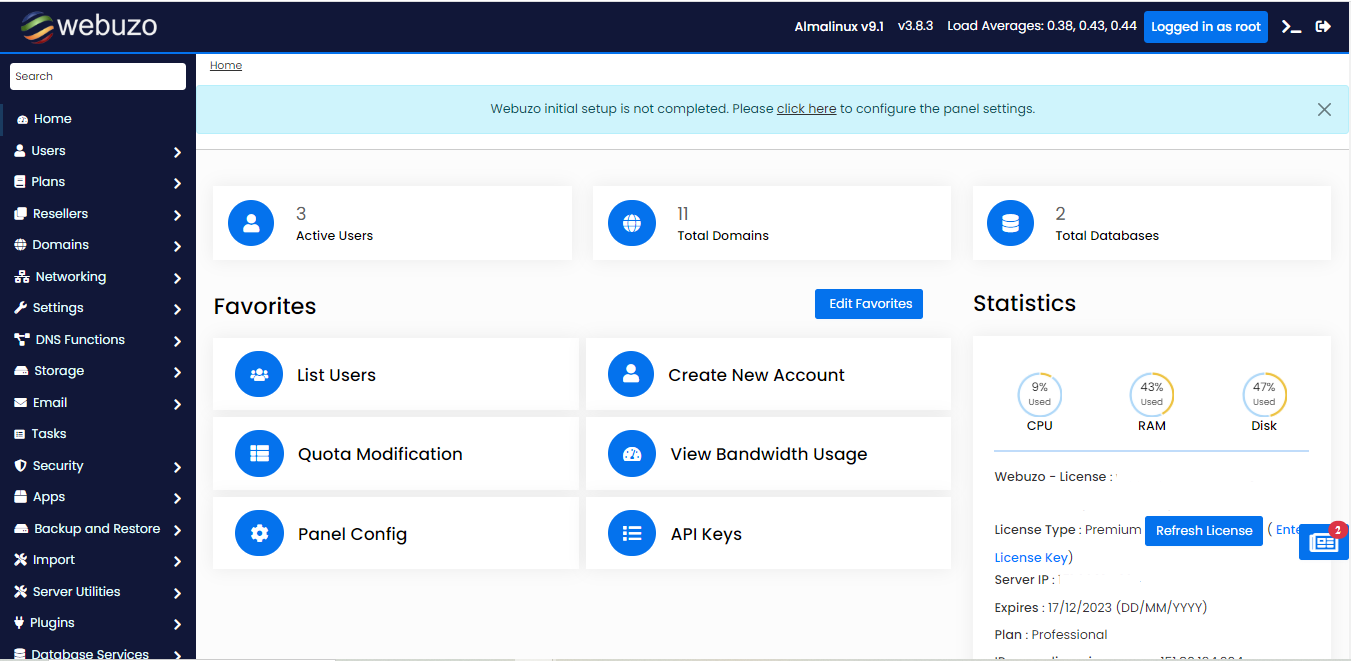 1 Webuzo Control Panel How To Optimize Your Website Using Webuzo